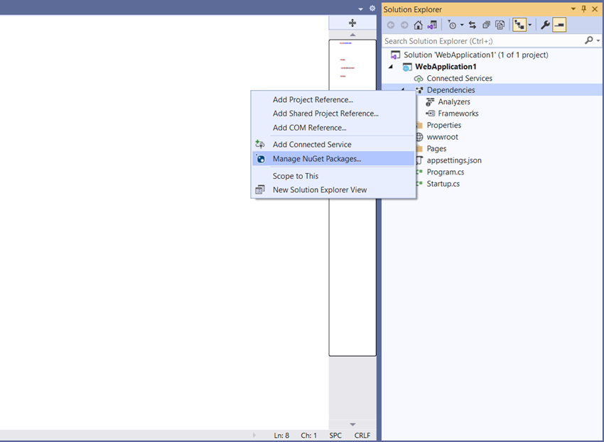 Create ASP.NET Project With .NET 5.0 And Structure Create ASP.NET Project With .NET 5.0 And Structure